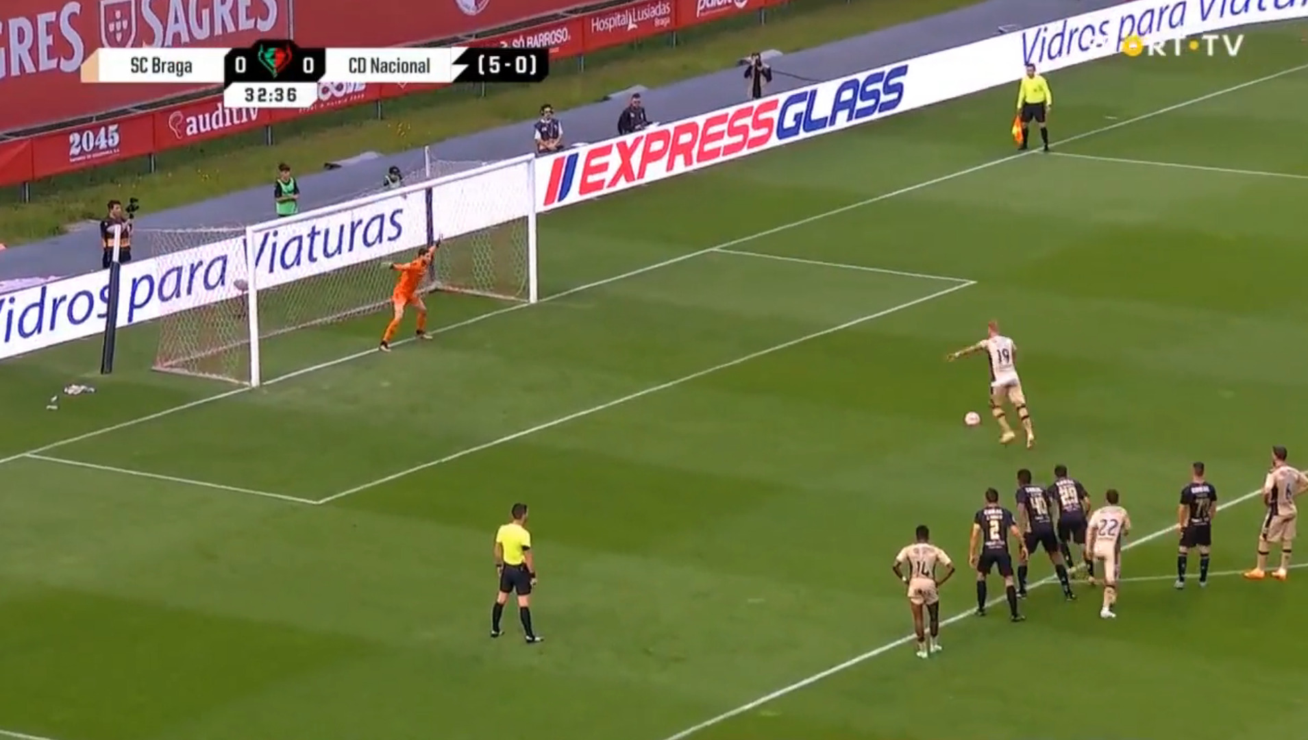 Uroš Račić coloca Sporting de Braga em vantagem