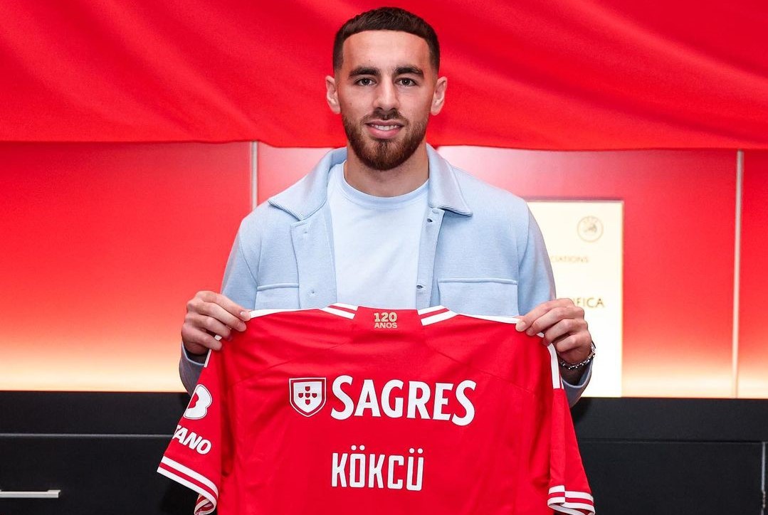 Orkun Kokçu já tem número na camisola pelo SL Benfica