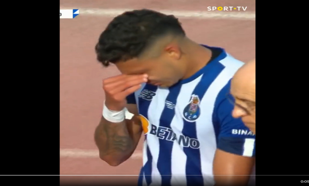 Evanilson sai em lágrimas na final da Taça de Portugal