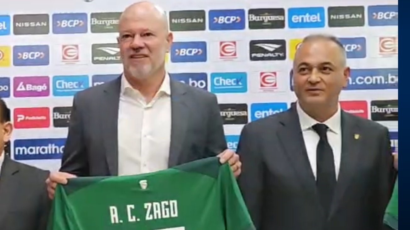 Antônio Carlos Zago é o novo treinador da seleção da Bolívia