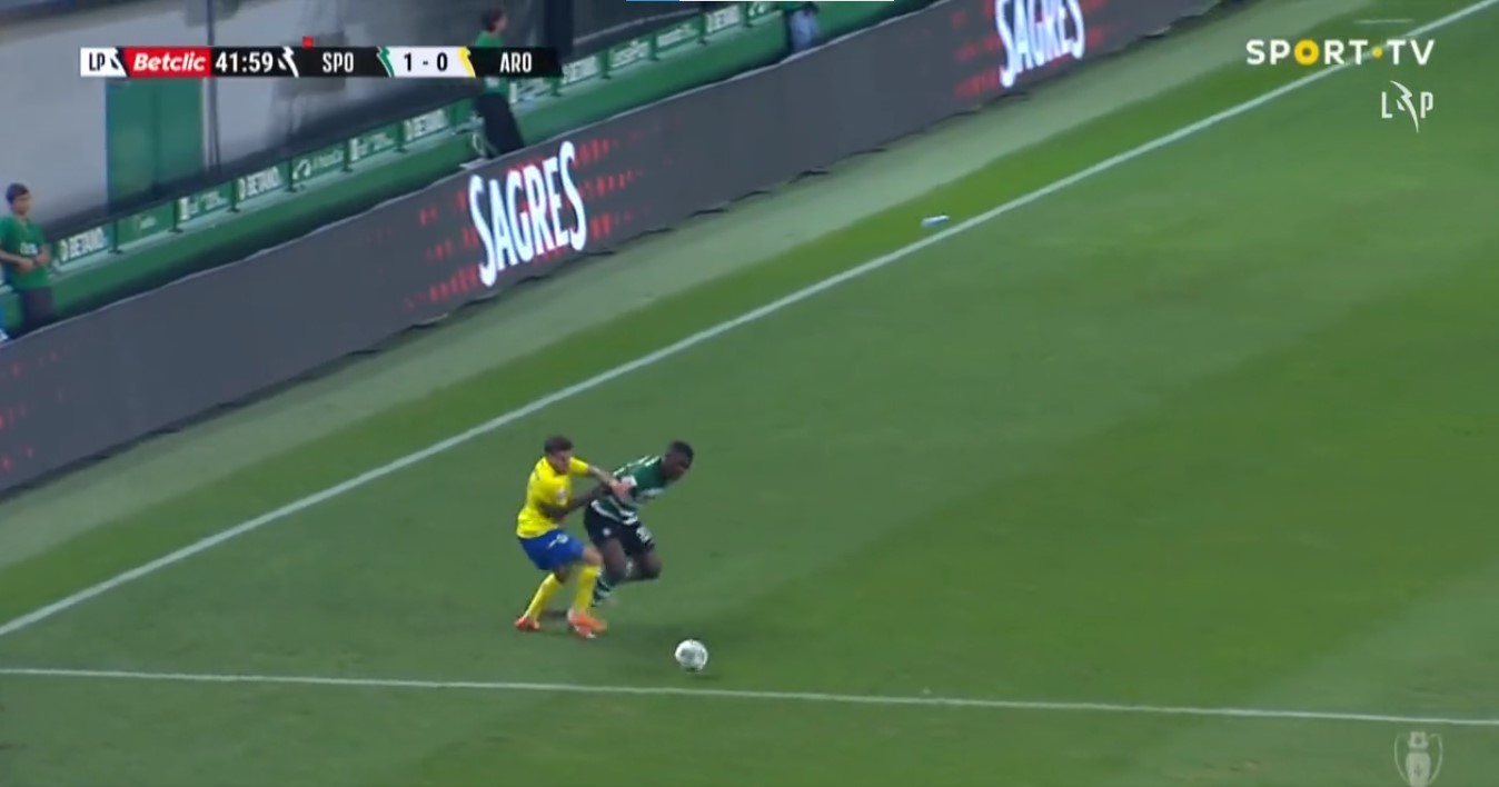 Ousmane Diomande: eis o lance que motivou a expulsão