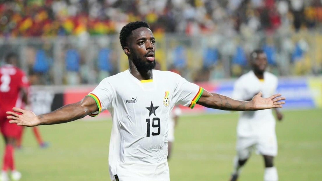 Iñaki Williams estreia-se a marcar pela seleção do Gana ao cair do pano