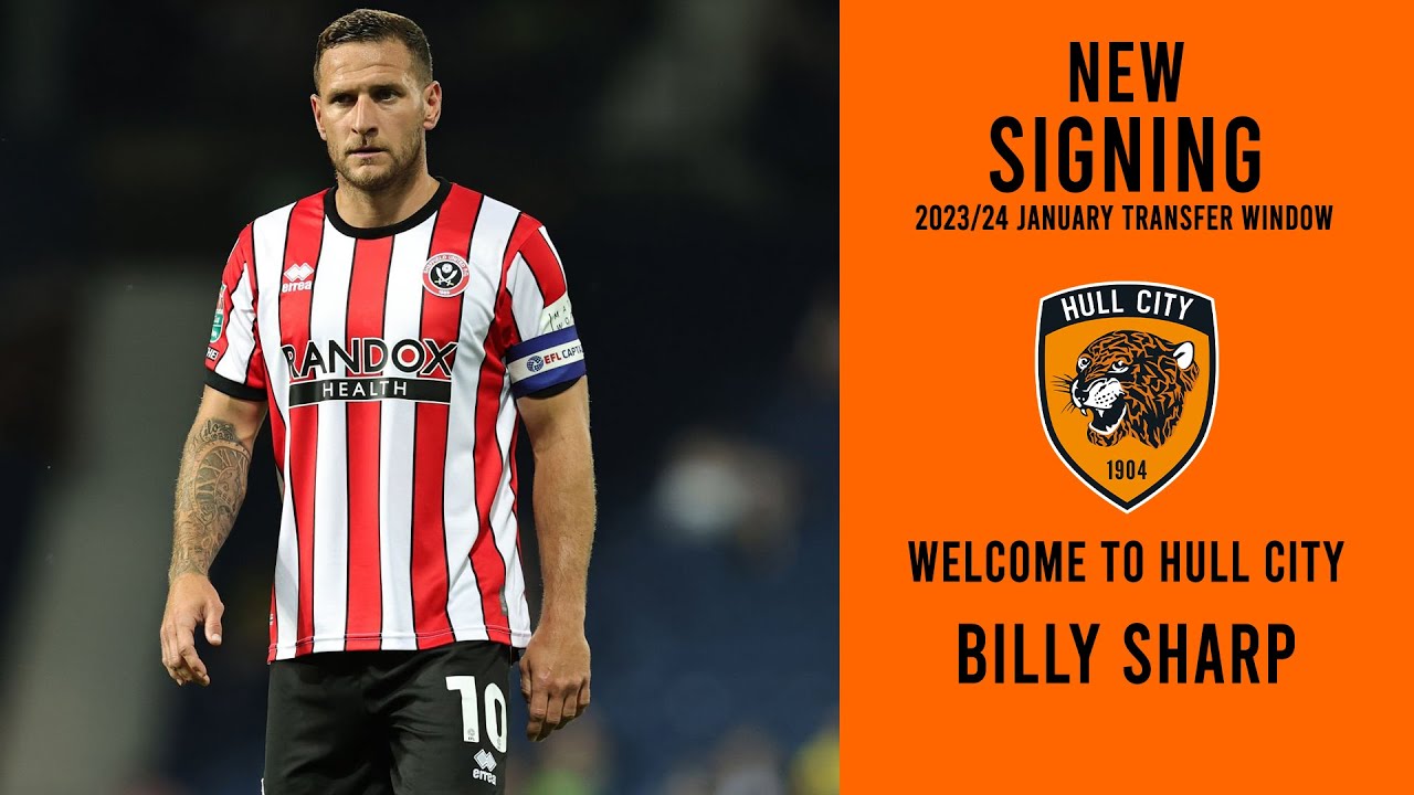 Hull City anuncia contratação de Billy Sharp