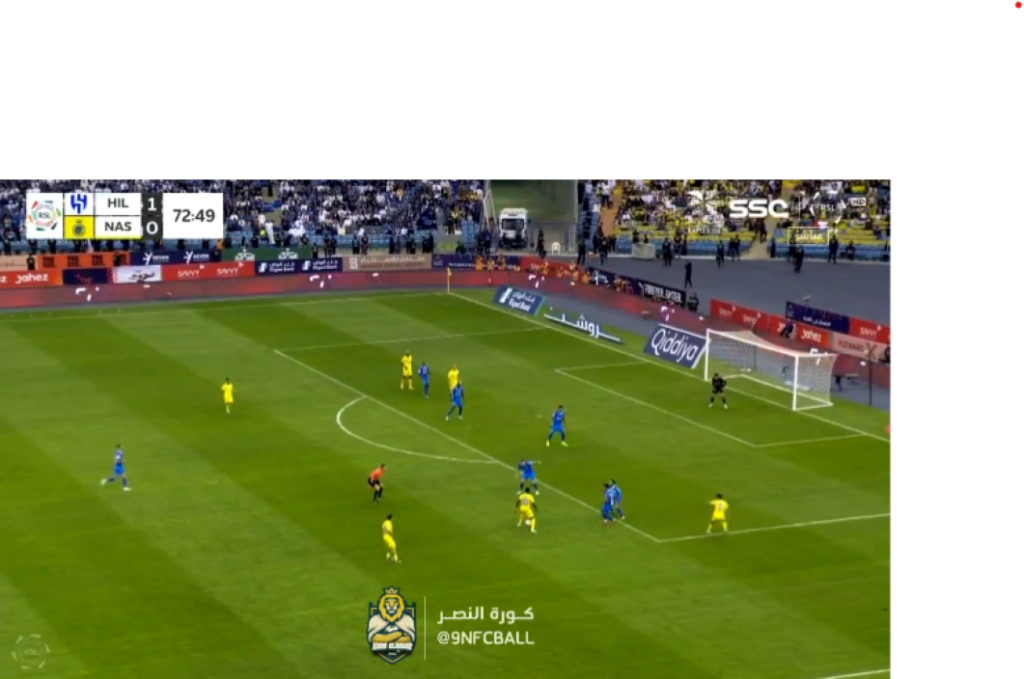 O golão anulado a Cristiano Ronaldo no Al Hilal x Al Nassr