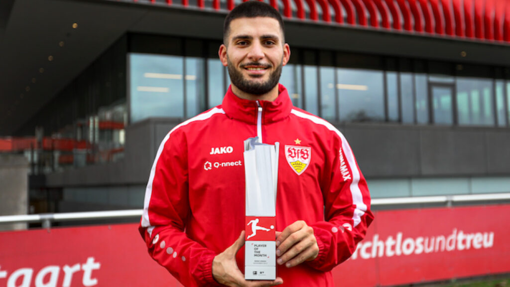 Denis Undav eleito melhor jogador do mês da Bundesliga