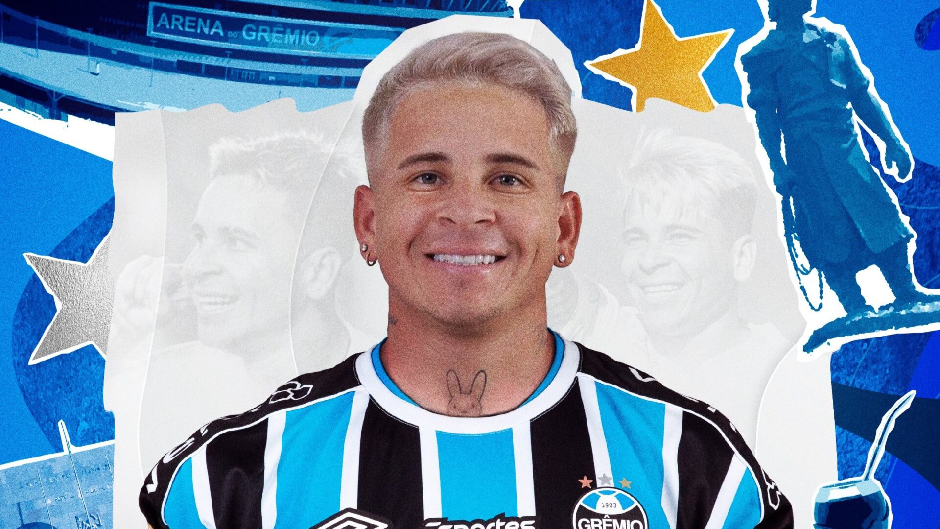 Yeferson Soteldo emprestado pelo Santos ao Grémio por uma temporada