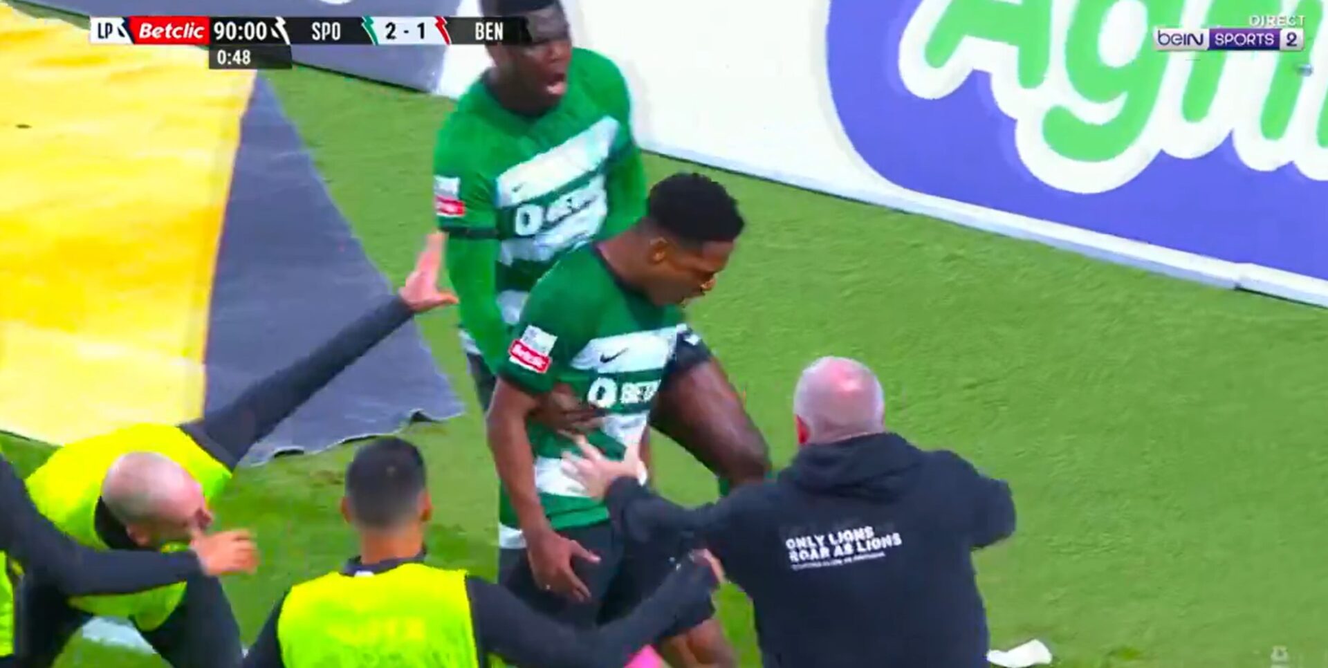 Geny Catamo bisa e leva Estádio de Alvalade à loucura