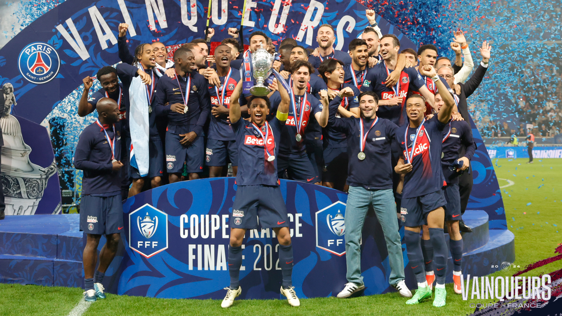 PSG bate Lyon na despedida de Kylian Mbappé e vence Taça de França