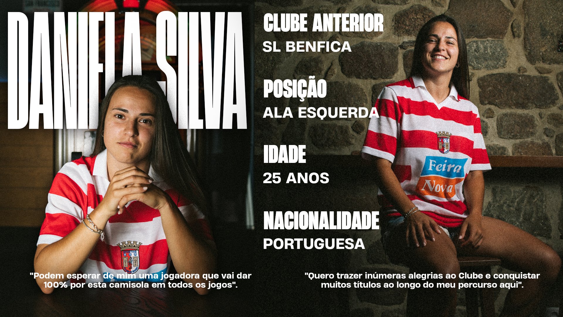 Daniela Silva troca o Benfica pelo Braga