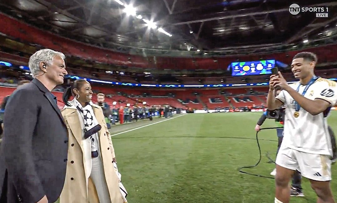 Jude Bellingham pediu uma foto a José Mourinho e depois recebeu ...