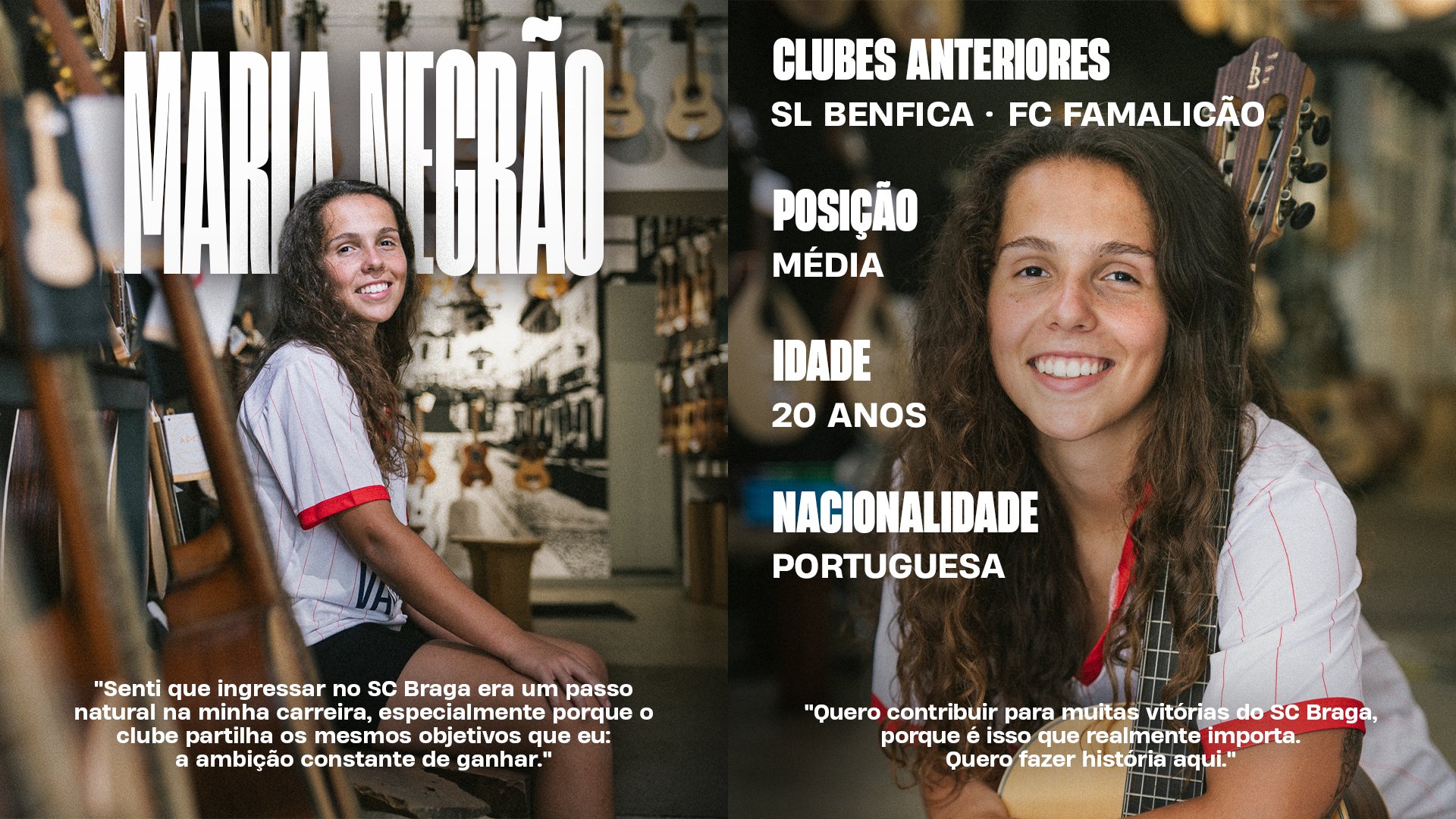 Braga confirma Malu Schmidt e Maria Negrão para a equipa de Futebol ...