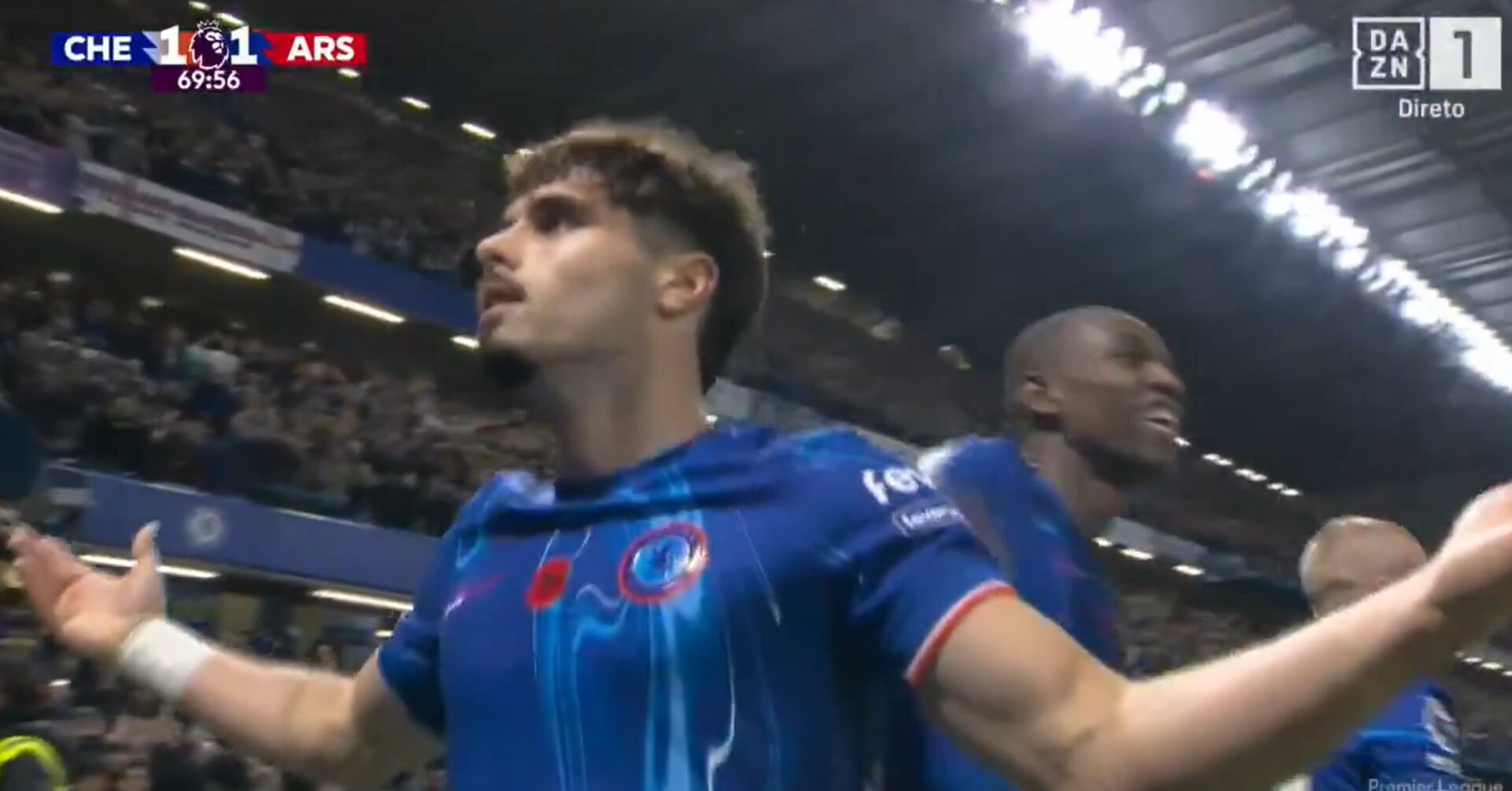 Pedro Neto marca o seu primeiro golo pelo Chelsea na Premier League ...