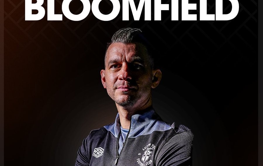 Matt Bloomfield é o novo treinador do Luton Town